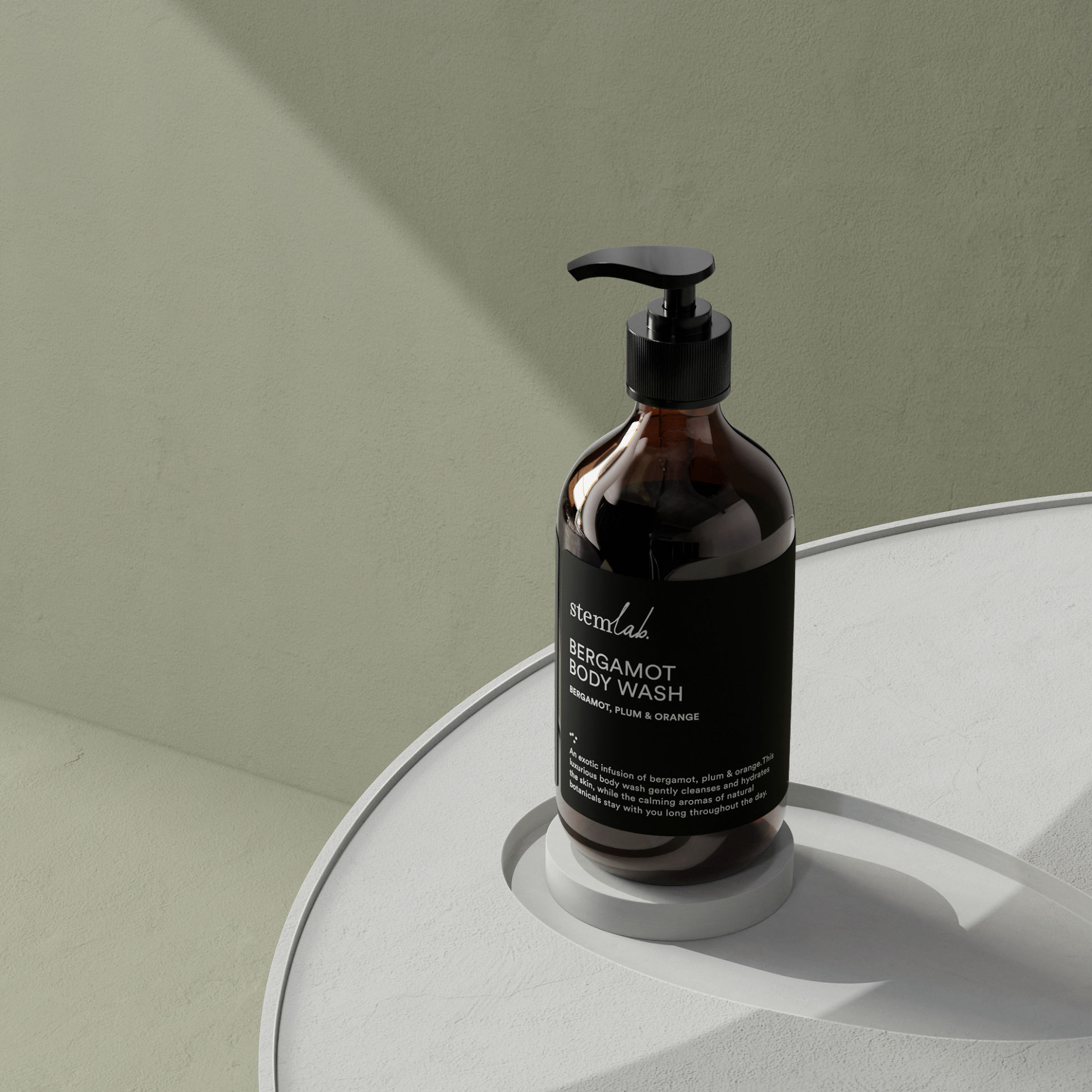 Stemlab Retialising Body Wash and Hand Wash CGI product shooting ...